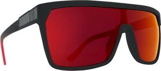 Spy Flynn, Lunettes de soleil Mixte, MATTE BLACK RED FADE, Talla &Uacute;nica