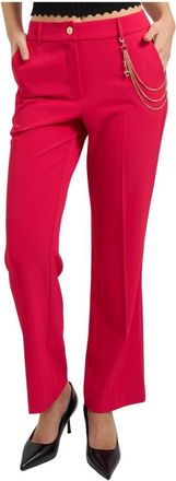 Fracomina Femme, Pantalons, Rouge, Taille: 36 FR Pantalon Chino Bootcut
