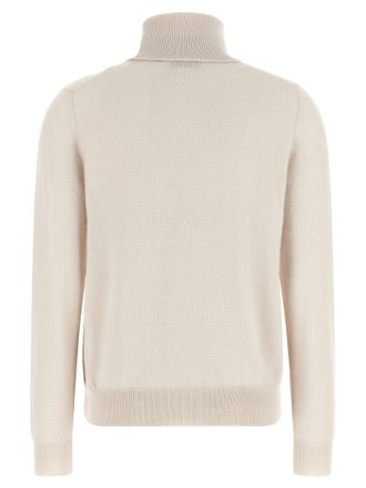 Ballantyne Diamond Intarsia Cashmere Sweater - Beige