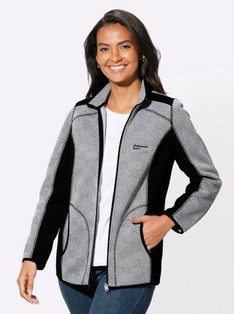 Witt Fleecejacke Strickfleece-Jacke Langarm