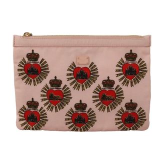 Dolce & Gabbana Pre-owned Cuir pochettes-minaudieres - Femme - Pre-owned - Rose - Taille: ONE Size