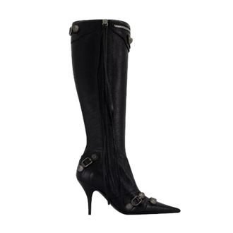 Balenciaga Leder boots - - Shoes - Damen - Schwarzk - 36 EU