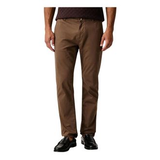 Lindbergh Pantalon Chino Superflex - Homme - Pantalons - Brun - Taille: W33 L32