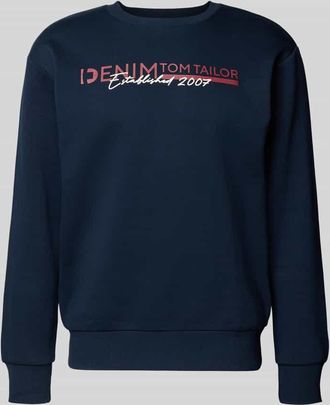 Tom Tailor Denim Regular Fit Sweatshirt aus Baumwoll-Mix
