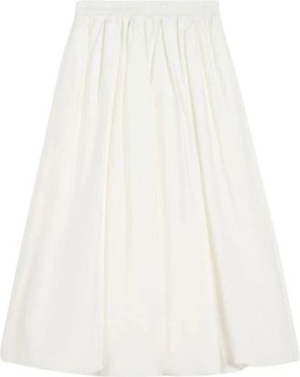 Max Mara Femme, Jupes, Blanc, Taille: 36 FR Jupe Midi