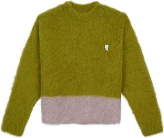 Brain Dead Intarsia Motif Rundhals-Pullover - - Knitwear - Herren - Gr&uuml;n - XL