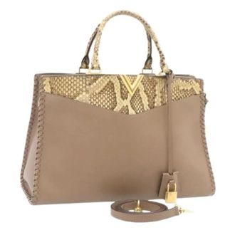 Louis Vuitton Pre-owned Lederhandtasche - - Pre-owned - Damen - Beige - ONE SIZE