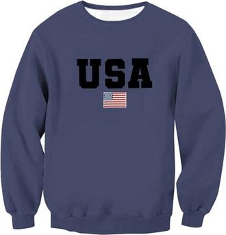 Generic Sweatshirts pour hommes pulls hommes mode décontractée couleur unie ample tendance col rond manches longues sweat à capuche manches longues sweat déco