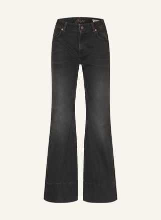 HUGO BOSS Flared Jeans Gloria schwarz