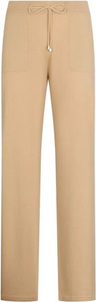 Malo drawstring track pants - Nude