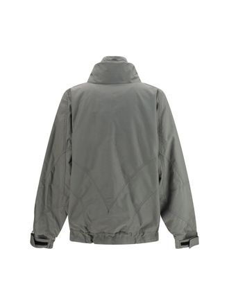The Attico Womens High-Neck Bomber With Zips 700 Jacket