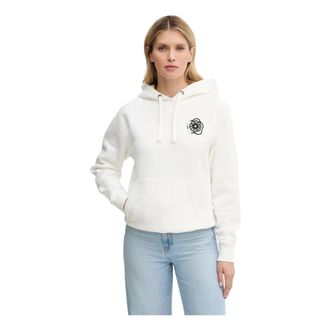 Kenzo Logo Hoodie - - Sweatshirts & Hoodies - Damen - Wei&szlig; - XS