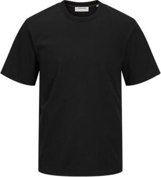 Jack & Jones Jjfinny Tee SS Crew Neck, Noir, L