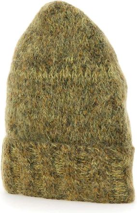 Laneus unisex, Accessoires, Vert, Taille: ONE Size Ribbed Beanie