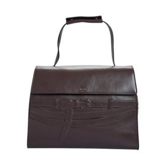 Moschino Borsa Tie Me Embossed - - Bags - Damen - Braun - ONE SIZE