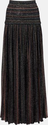 Missoni Maxirock aus Strick mit Pailletten