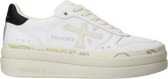 Premiata Femme, Chaussures, Blanc, Taille: 38 EU Baskets
