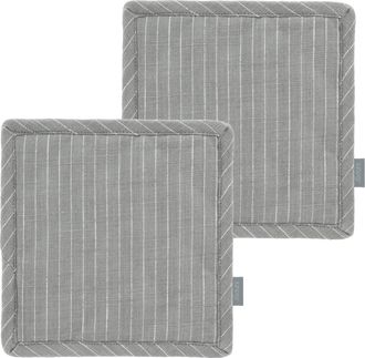 Södahl Organic Line Topflappen 20 x 20 cm 2 Stck. Stone Grey