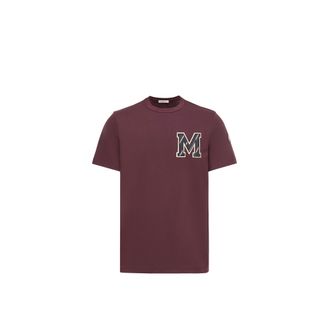 Moncler Moncler Cotton Jersey Monogram T-shirt, Men, Red, Size: 3xl