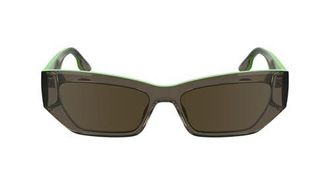 Karl Lagerfeld Unisex Adult Sunglasses KL6160S - Light Grey with Solid Brown Lens