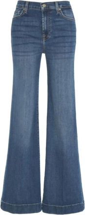 7 For All Mankind Damen, Jeans, Blau, W28Größe