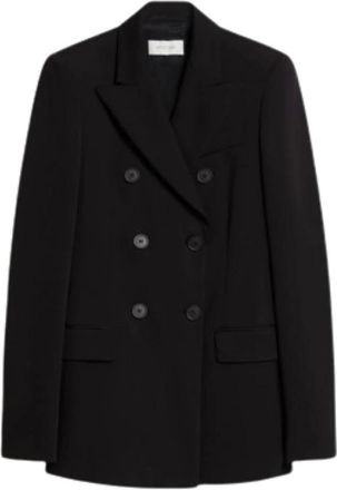 Sportmax Femme, Vestes, Noir, Taille: 38 FR Frizzo Jersey Jacket