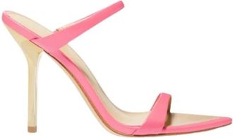 Michael Kors Femme, Chaussures, Rose, Taille: 39 EU Lyssa Leather Sandal