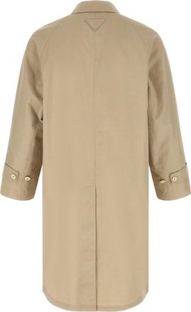 Prada Cotton Trench Coat - Beige