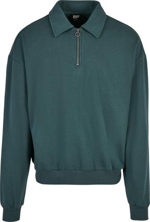Urban Classics Pullover Mit Kragen f&uuml;r Herren (Flaschengr&uuml;n)