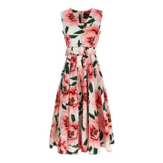 Samantha Sung Abelia Baumwoll-Midikleid - - Dresses - Damen - Mehrfarbig - XL