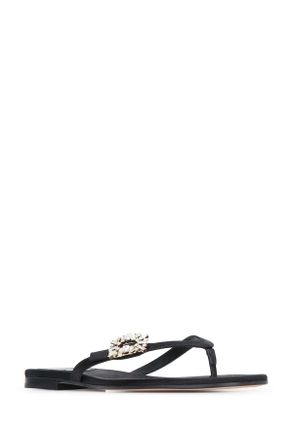 Roger Vivier Flip Flop Mule Heel - Black