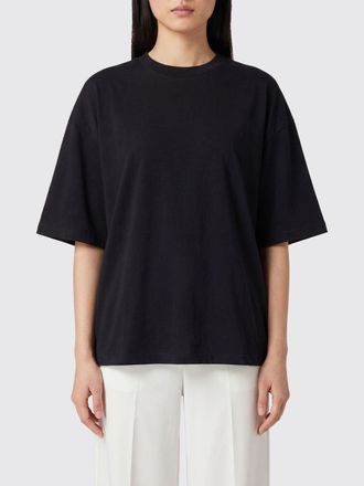 Tela Relaxed Fit T-Shirt aus Baumwolle mit Rundhalsausschnitt und &uuml;berschnittenen Schultern