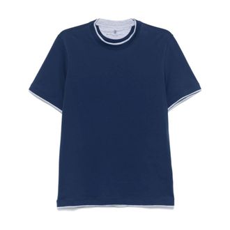 Brunello Cucinelli Herren, Oberteile, Blau, 3XLGr&ouml;&szlig;e