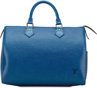 Louis Vuitton Crossbody Bags - Epi Speedy 30 - Gr. unisize - in Blau - für Damen