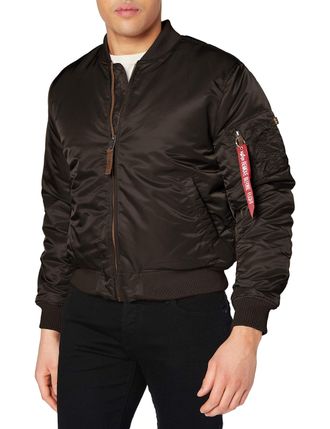 Alpha Industries Alpha Industries Herren MA-1 VF Vintage Fit 59 Bomberjacke, Black Olive, XL