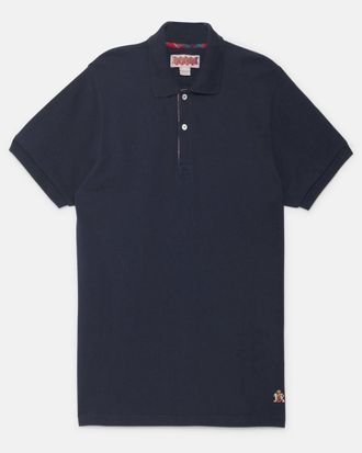 Baracuta Unifarbenes Piqu&eacute;-Poloshirt aus Baumwolle in