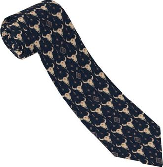 Generic Cravate Homme Motif T&ecirc;te De Mouton Bleu Marine &Eacute;troit Tie &Eacute;l&eacute;gant Cravates Homme Pour Accessoires C&eacute;l&eacute;brations Remise De Dipl&ocirc;me