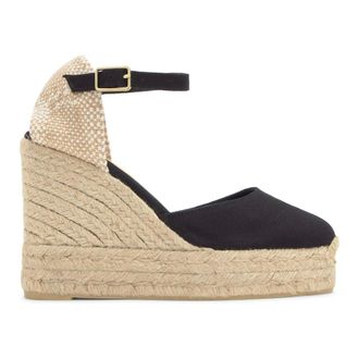 Castaner Femme, Chaussures, Noir, Taille: 40 EU Carol Wedge Espadrille