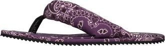 The Attico Femme, Chaussures, Violet, Taille: 38 EU Mules en tissu