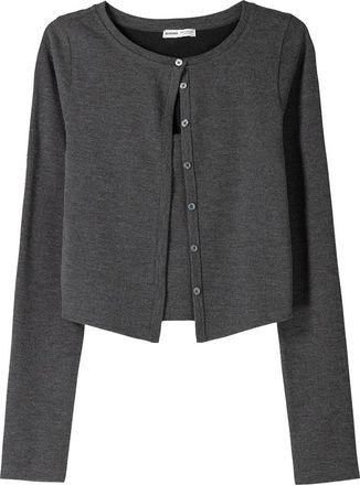 Bershka Set: StrickjackeTop