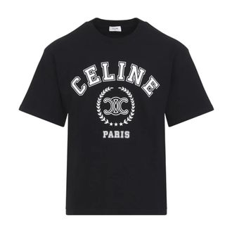 Celine Relaxed T-Shirt - - Tops - Herren - Schwarzk - M