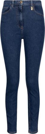 Elisabetta Franchi Femme, Jeans, Bleu, Taille: W26 Jean Skinny avec D&eacute;tail Logo