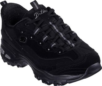 Skechers Womens DLites Remix Hands Free Slip-ins Sneaker, Schwarz/Schwarz, 38.5 EU