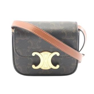 Celine Sac bandouli&egrave;re vintage en toile Pre-owned - Femme - Pre-owned - Brun - Taille: ONE Size