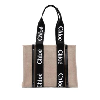 Chlo&eacute; Pre-owned Woody Tote Bag - - Pre-owned - Damen - Beige - ONE SIZE