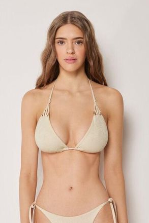 Calzedonia Triangel-bikinioberteil Wild Jungle Wei&szlig;