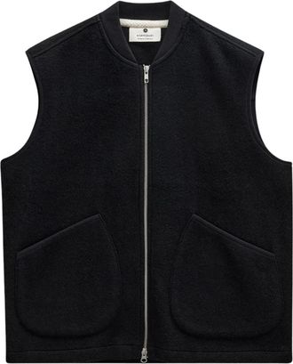 Anerkjendt Gilet en laine bouillie Akrobin - Homme - Vestes - Noir - Taille: S