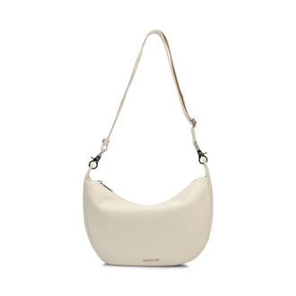 Mandarina Duck Mellow Leder Hobo, Damen, kaschmir