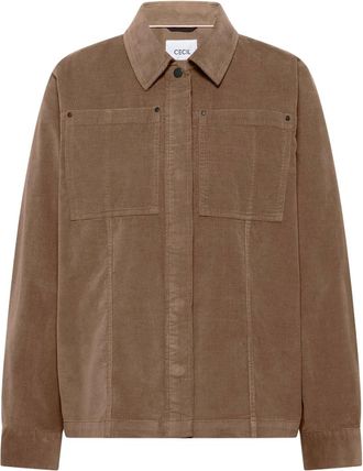 Cecil Fein-Cord Hemdjacke - - Jackets - Damen - Braun - XL