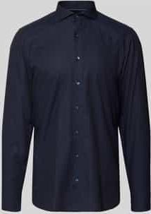 Olymp Level 5 Regular Fit Business-Hemd mit Strukturmuster